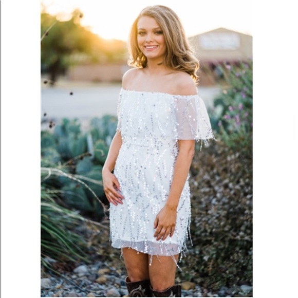 southen fried chics | Dresses | Southern Fried Chics Off Shoulder ...